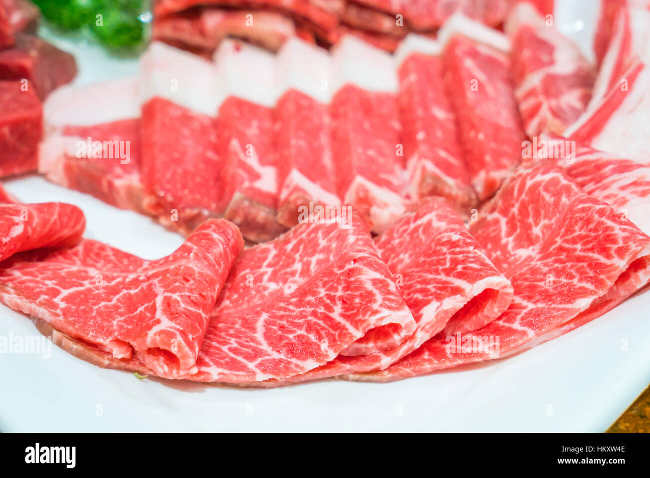 Raw fresh beef Stock Photo - Alamy