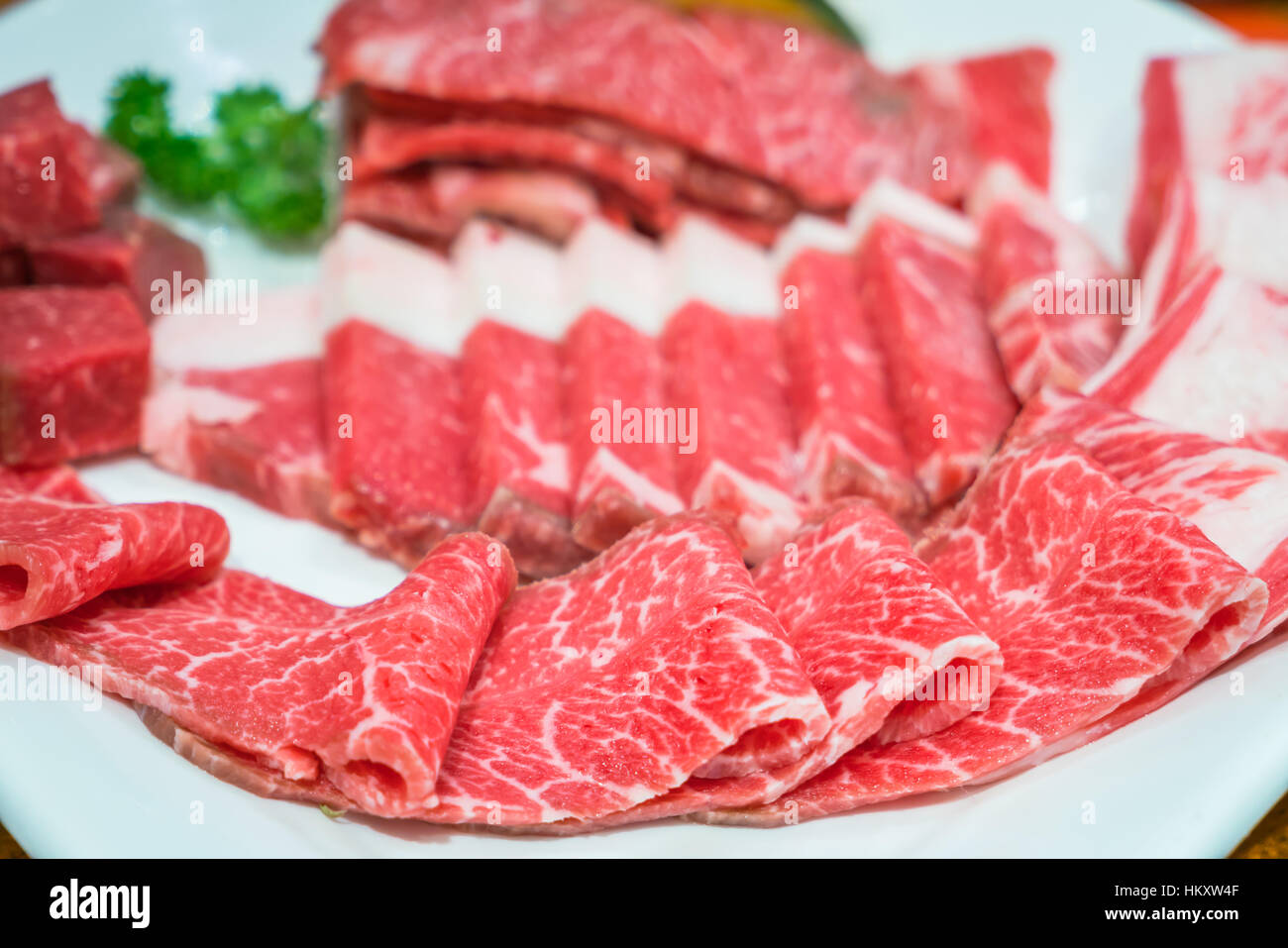 Raw fresh beef Stock Photo - Alamy
