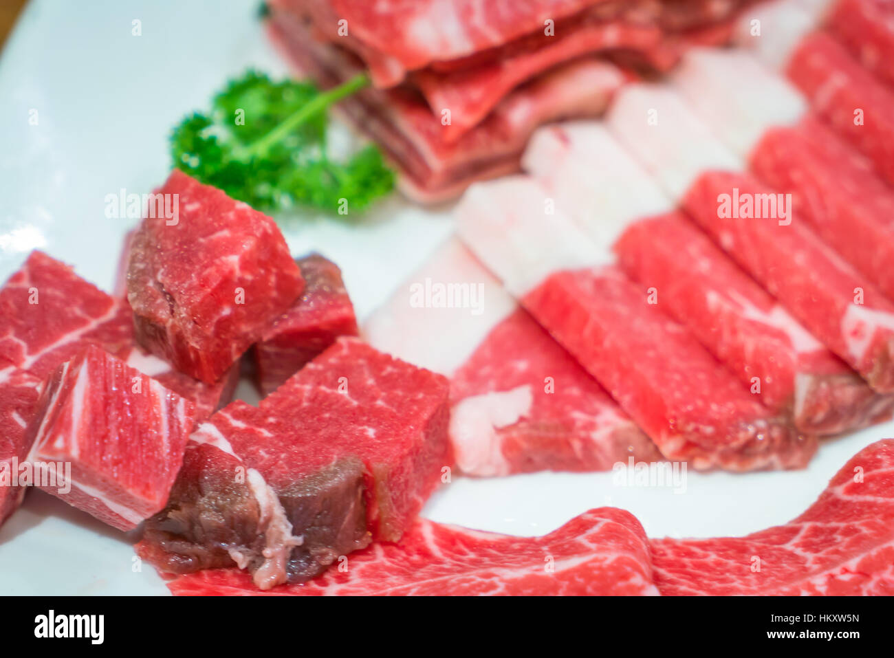 Raw fresh beef Stock Photo - Alamy