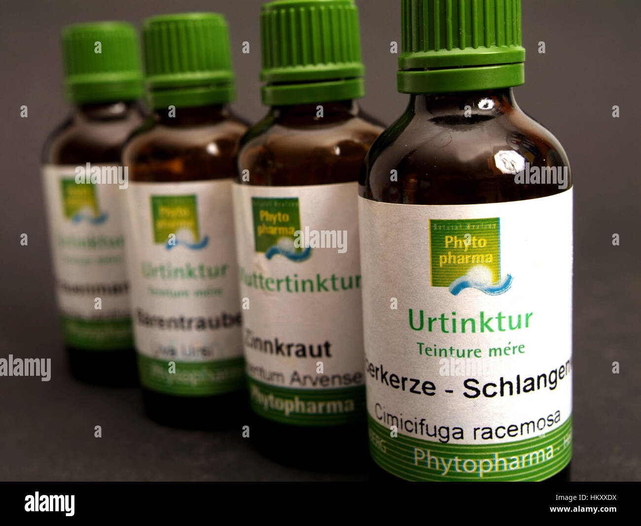 Tinctures of plants Stock Photo - Alamy