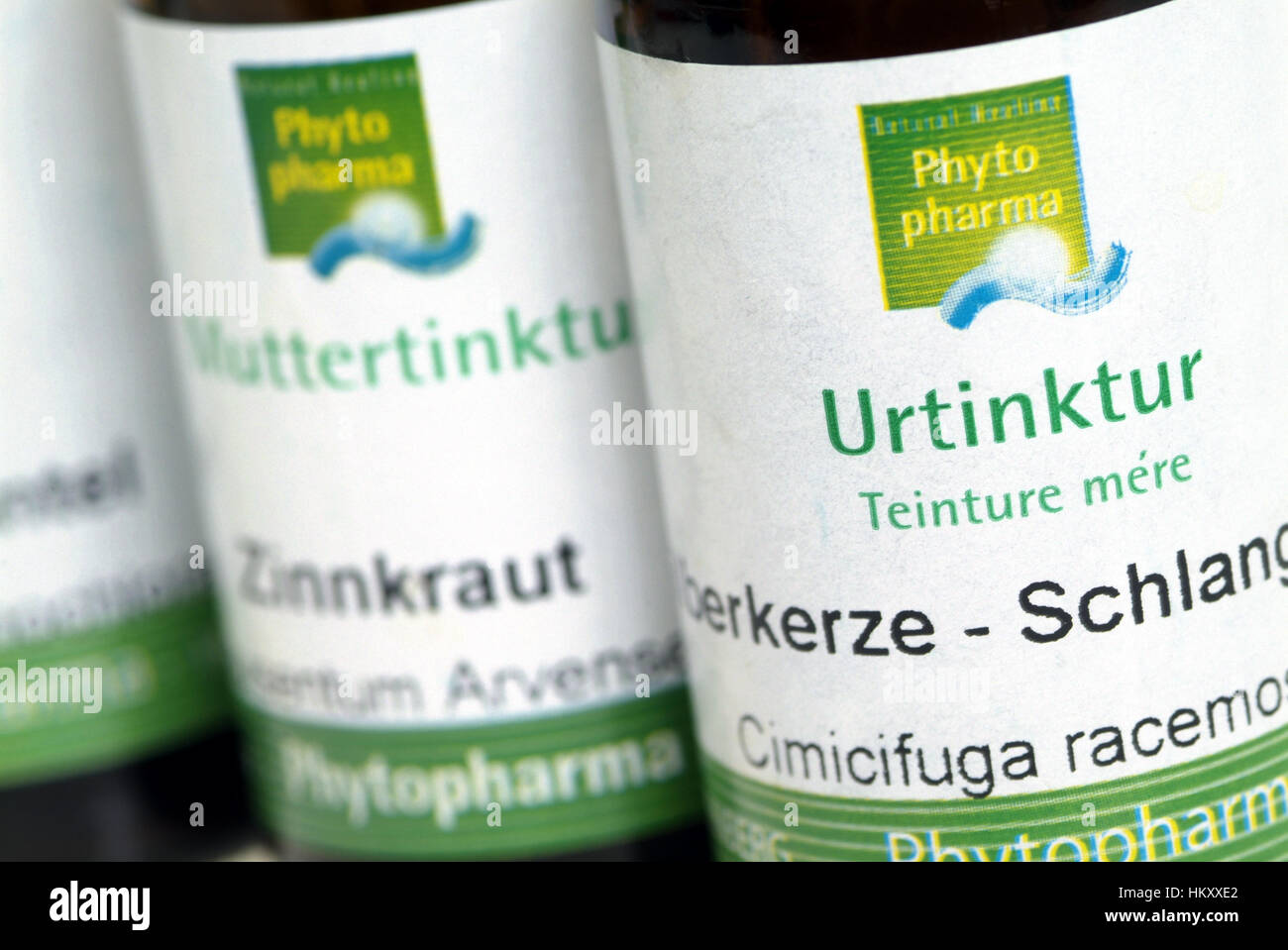Tinctures of plants Stock Photo - Alamy