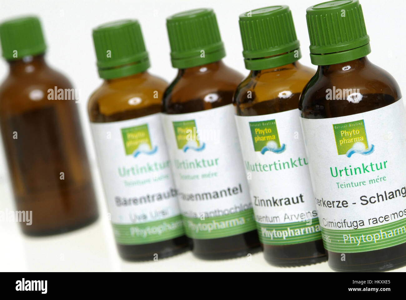 Tinctures of plants Stock Photo - Alamy