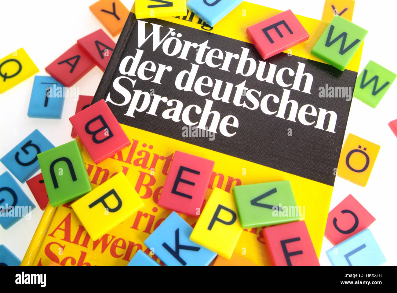 Dictionary of German language Stock Photo - Alamy