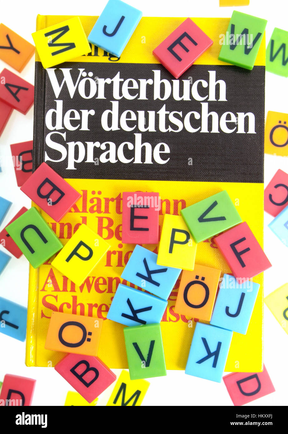 Dictionary of German language Stock Photo - Alamy