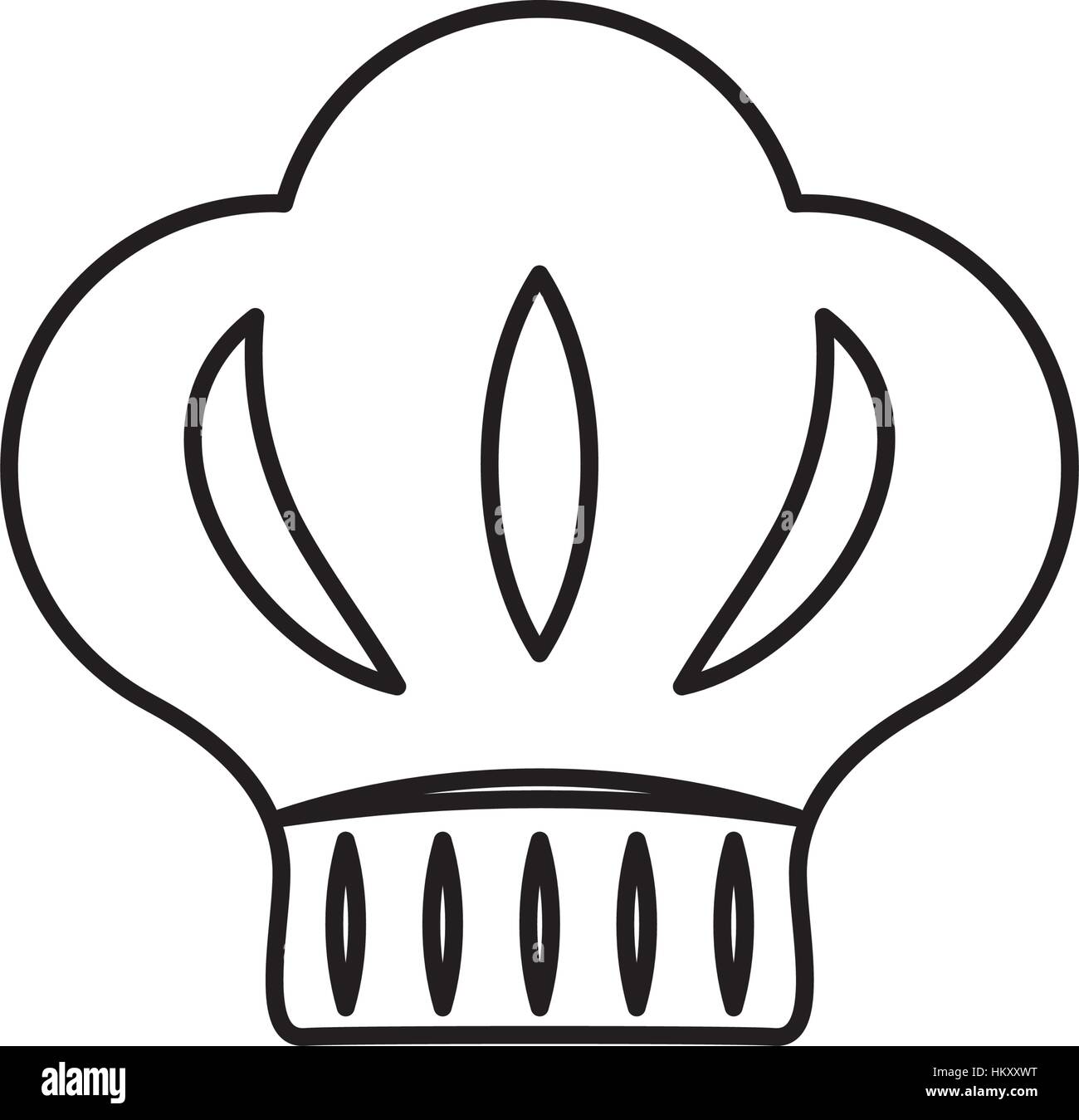Chef hat symbol icon vector illustration graphic design Stock Vector ...