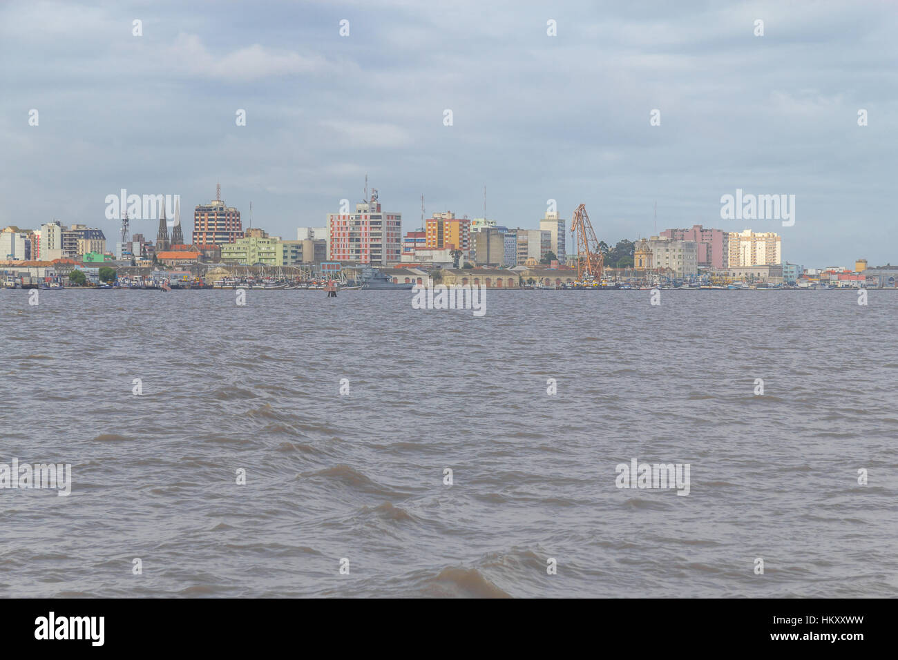 City view of Rio Grande city - Brazil Stock Photo - Alamy