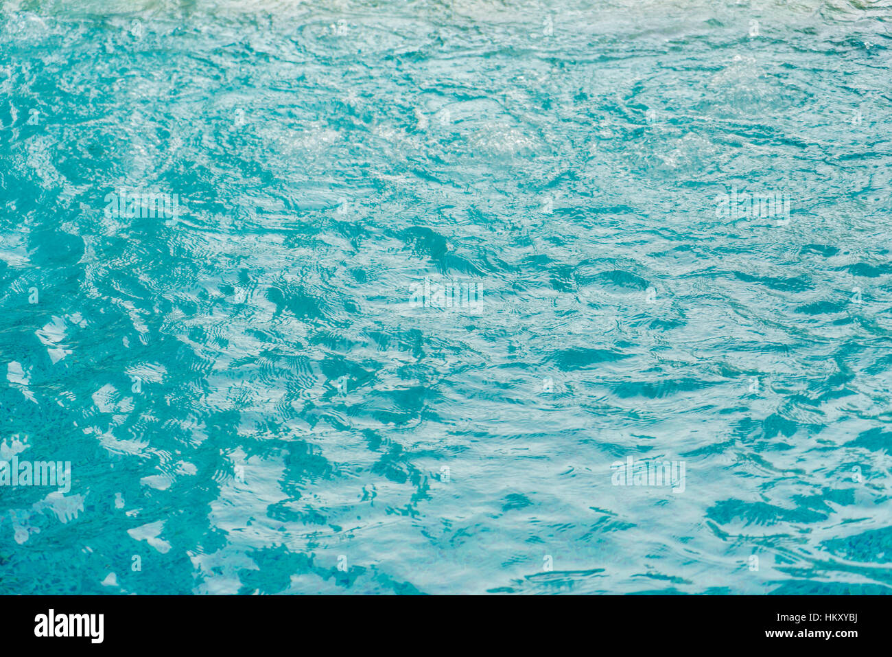 Blue swimming pool rippled water Stock Photo - Alamy