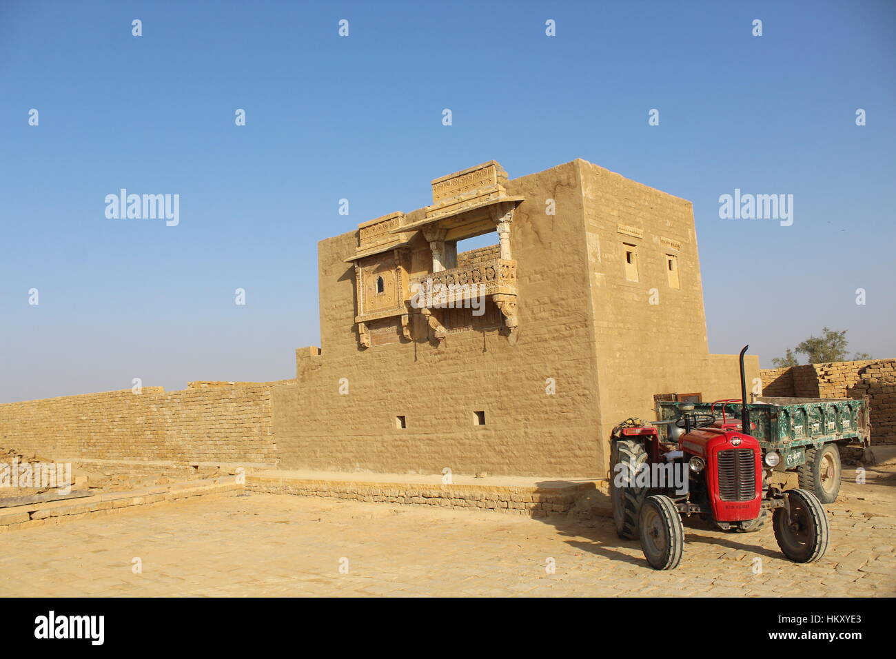 Ancient Village Building Landscape Stock Photo - Alamy