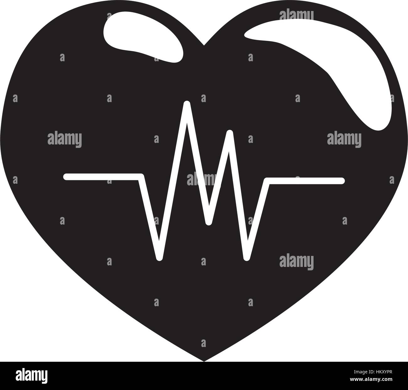 Heartbeat cardio symbol icon vector illustration graphic design Stock ...