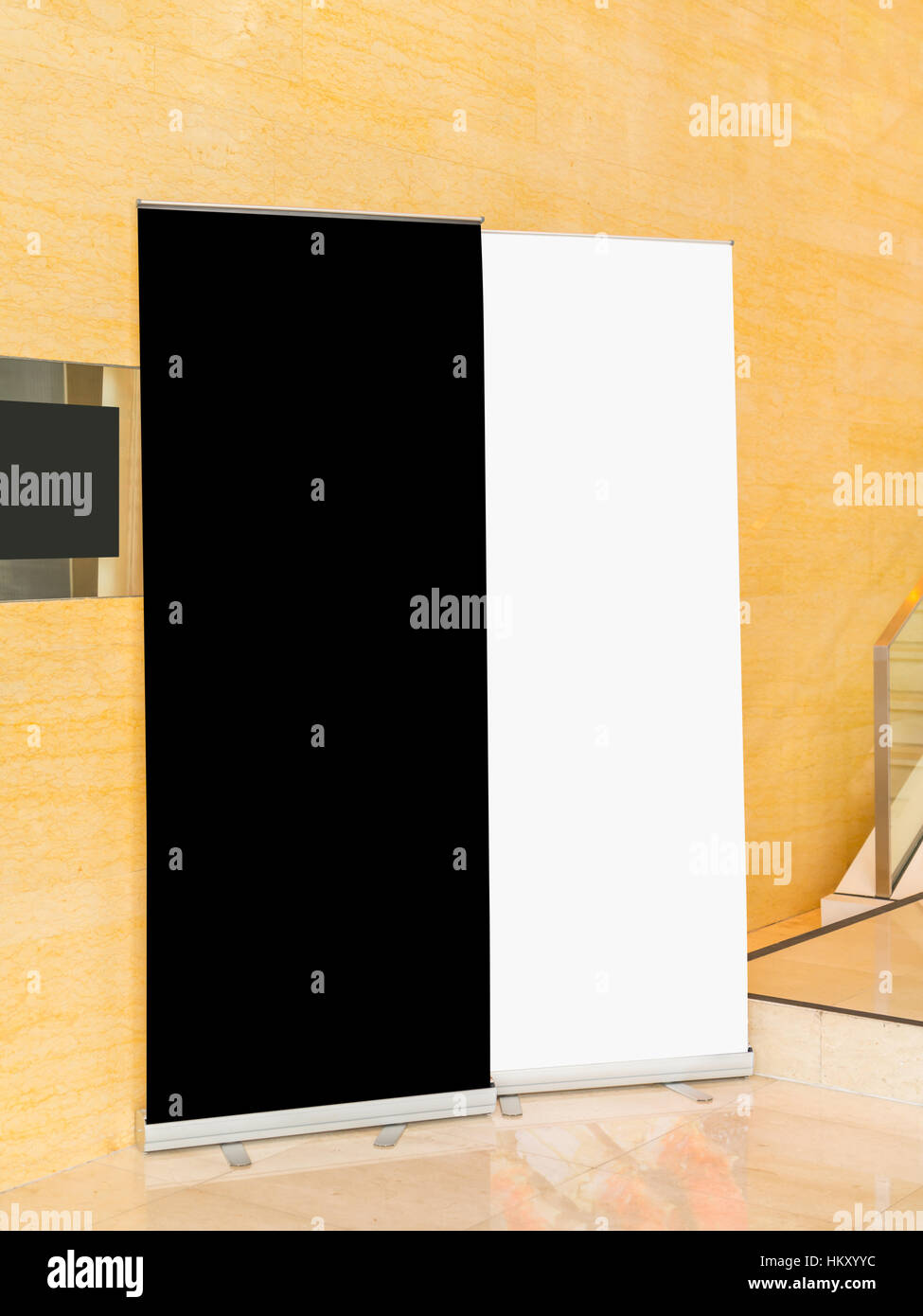 Empty sign in shopping mall Stock Photo - Alamy