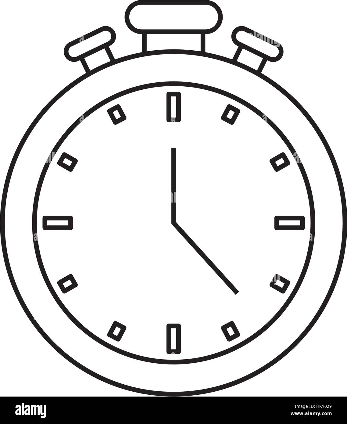 Isolated timer clock icon vector illustration graphic design Stock ...