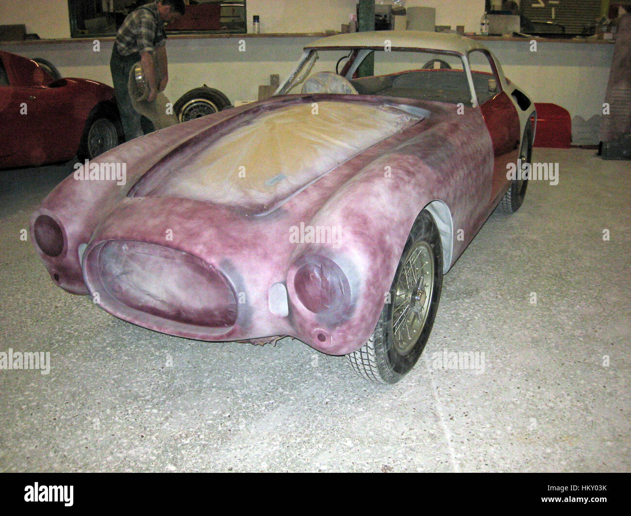 1953 Ferrari 340MM Shapecraft paint shop PV Stock Photo - Alamy