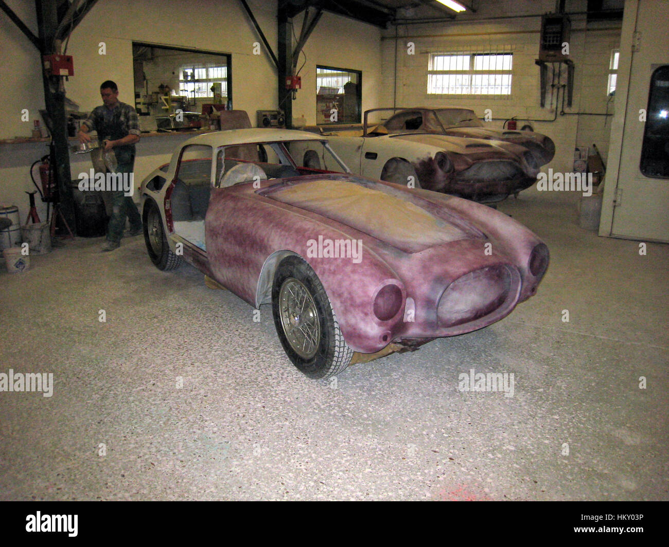 Ferrari restoration shop hi-res stock photography and images - Alamy
