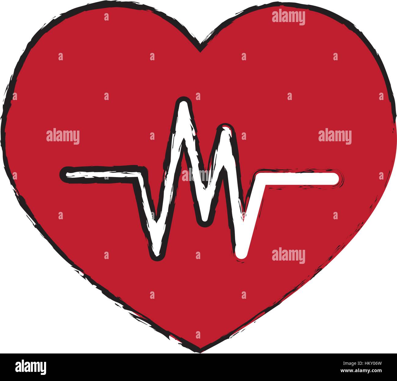 Heartbeat cardio symbol icon vector illustration graphic design Stock ...