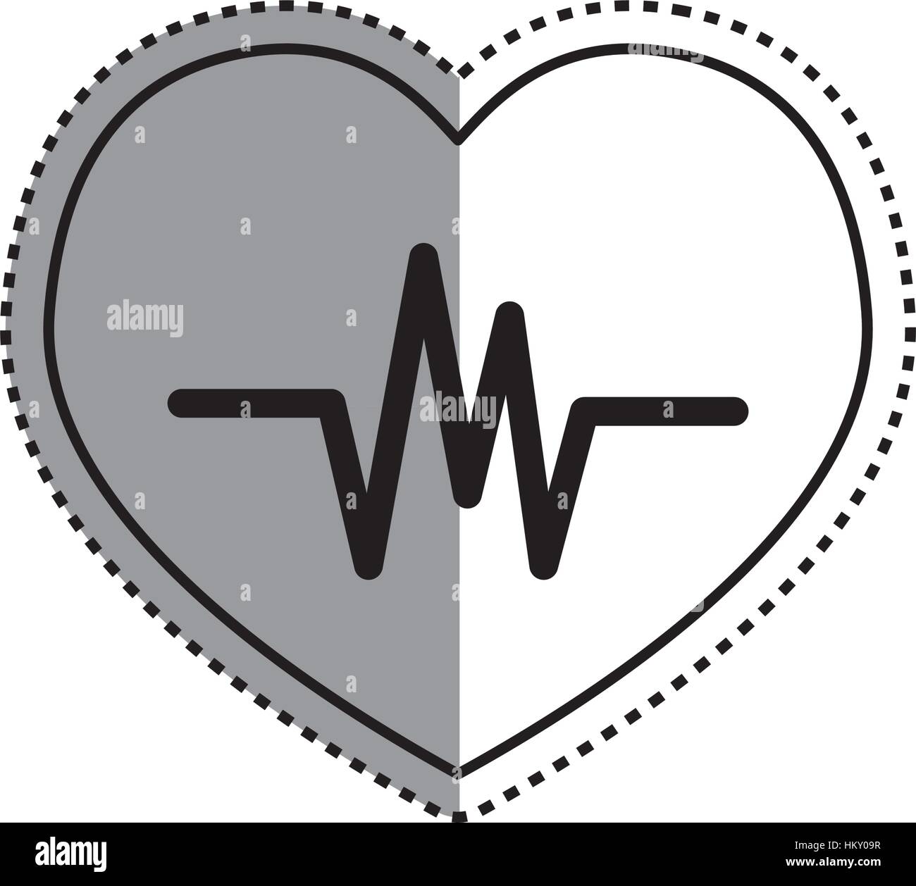 Heartbeat cardio symbol icon vector illustration graphic design Stock ...