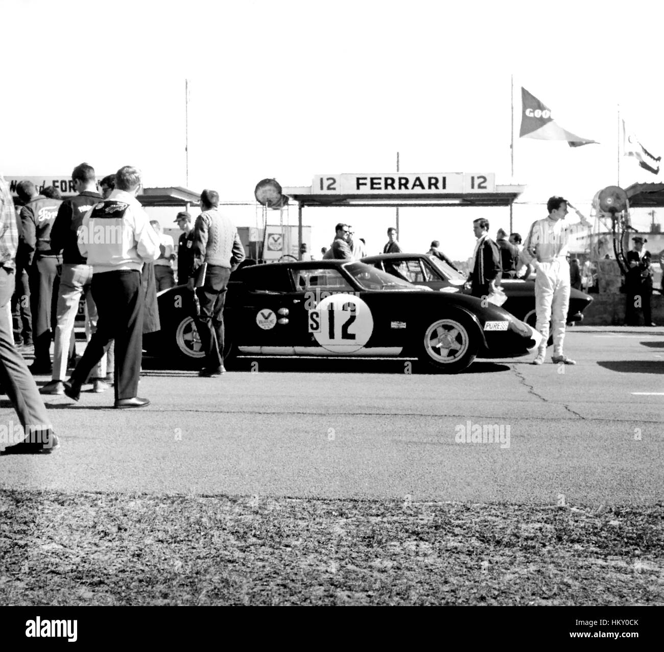 1968 Roy Pike US Ferrari 250LM Paddock Daytona 24 Hours dnf FL Stock ...