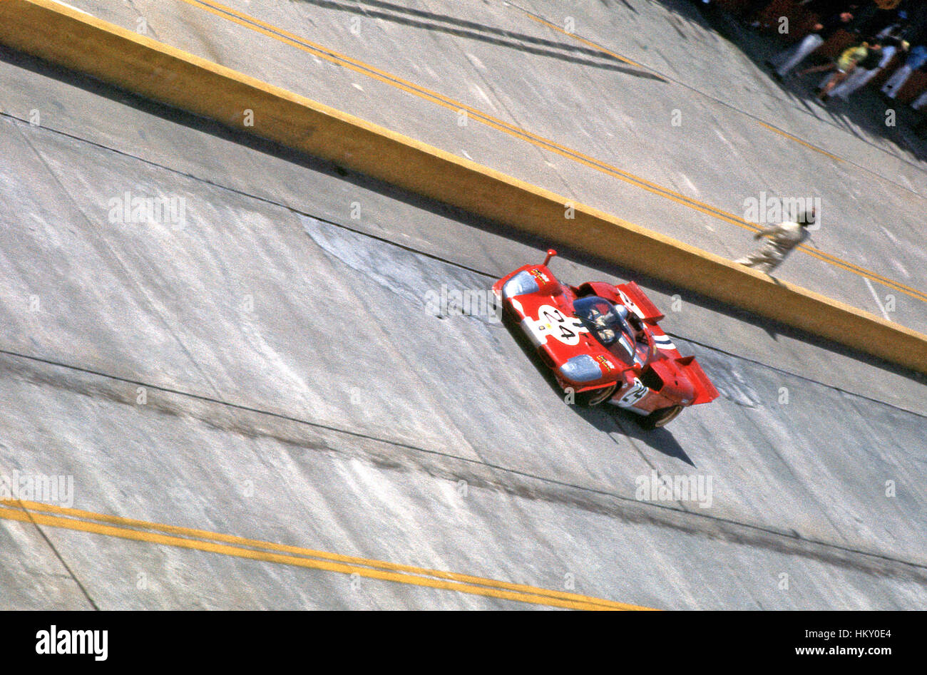 1970 Sam Posey US Ferrari 512S Sebring 12 Hours USA dnf FL Stock Photo ...