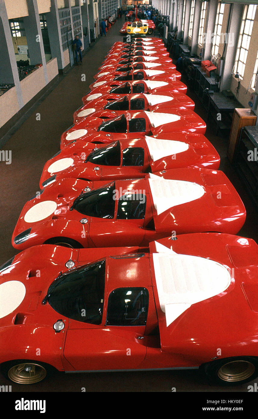 1970 Ferrari 512Ss Production at Modena Factory FL Stock Photo - Alamy