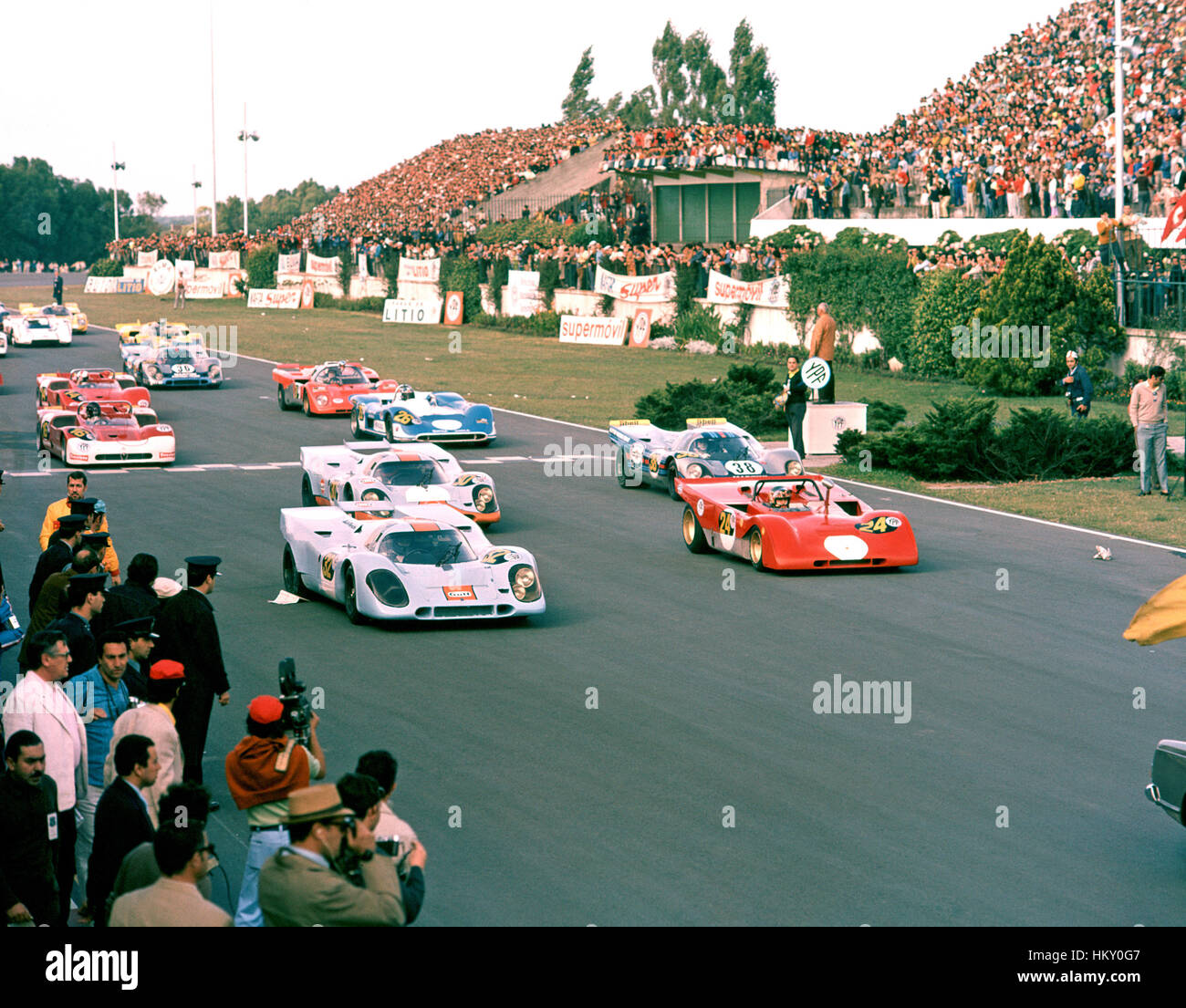 1971 Pedro Rodriguez Mexican Porsche 917 2nd & Arturo Merzario Italian ...
