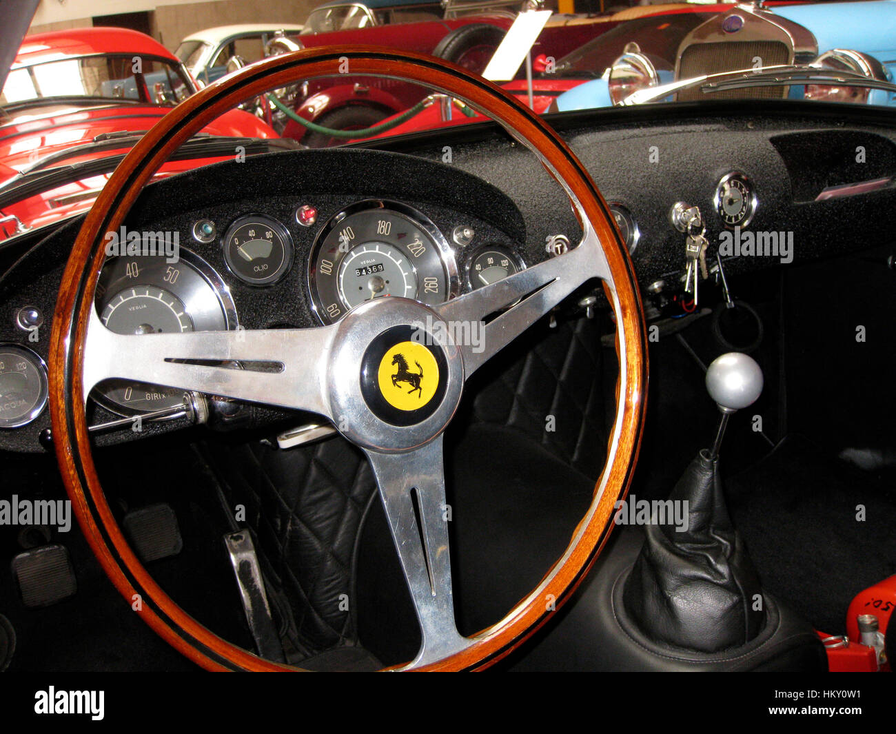1958 Ferrari 250 Tour de France Cockpit PV Stock Photo - Alamy