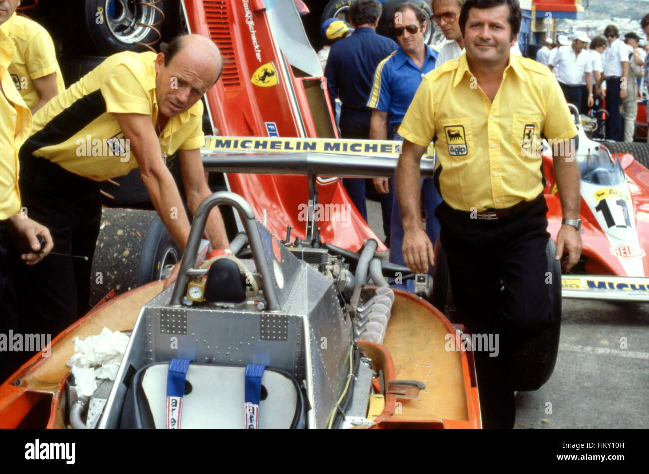 1979 Ferrari 312T4 Pits South African GP FL Stock Photo - Alamy