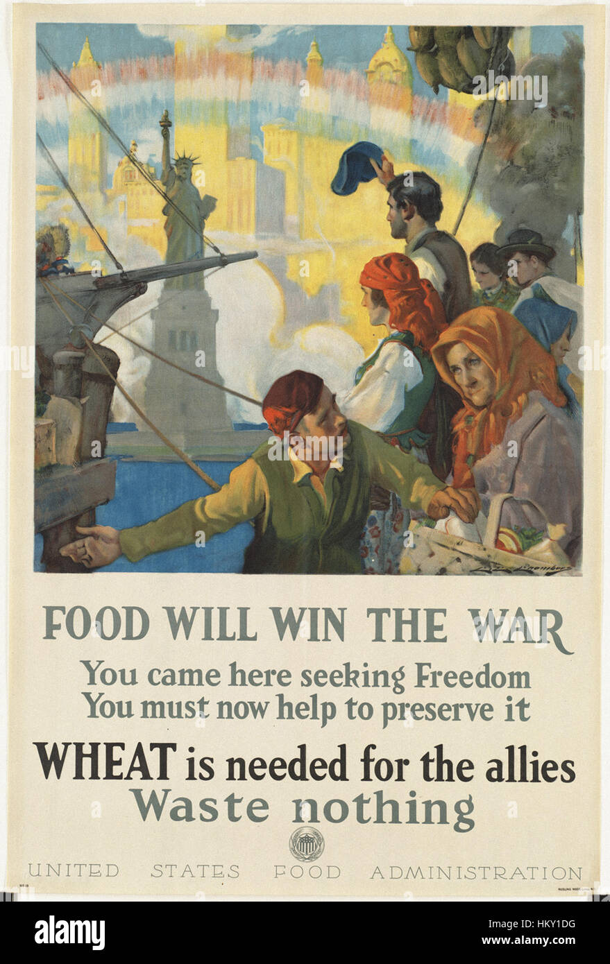 Ww1 propaganda poster usa hi-res stock photography and images - Alamy
