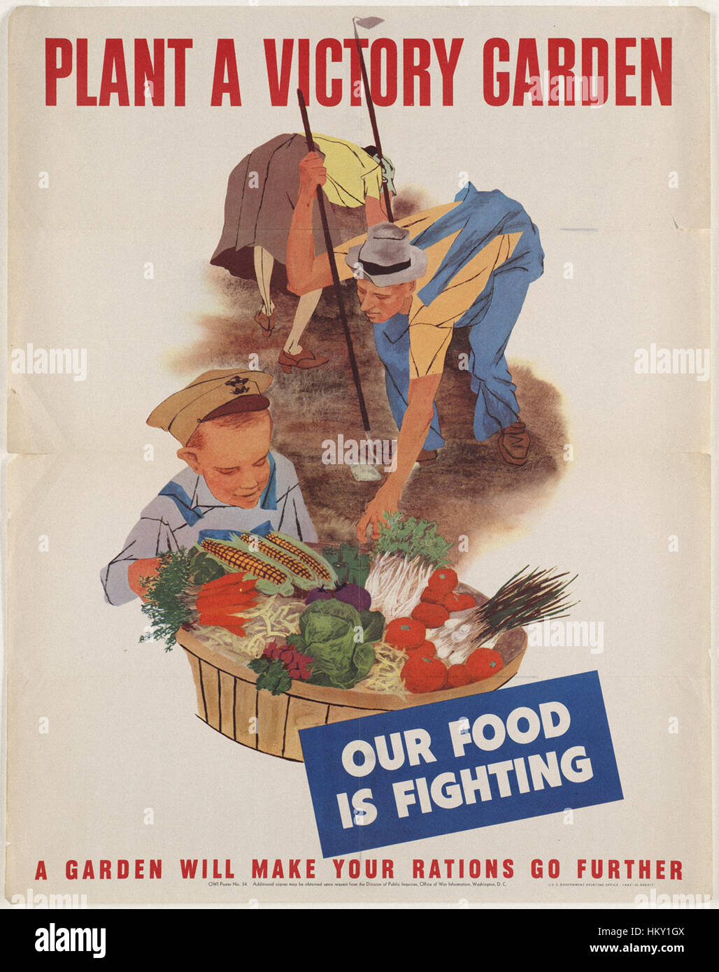 Victory garden poster hi-res stock photography and images - Alamy