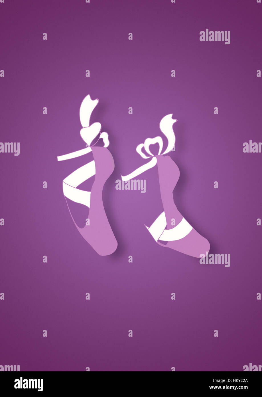 ballet dance studio symbol Stock Photo - Alamy