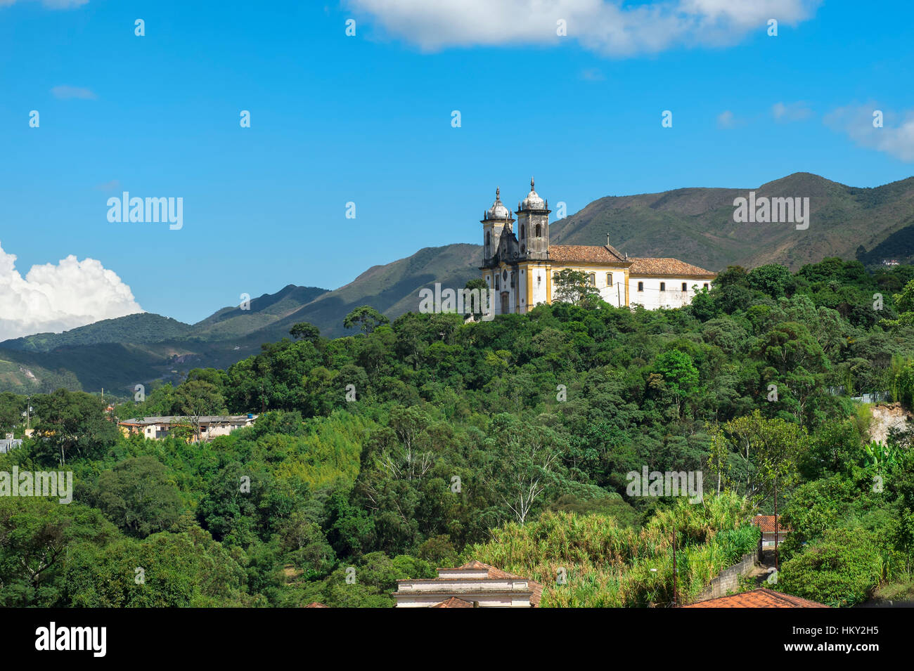 Sao Francisco de Paula Church, Ouro Preto, Minas Gerais, Brazil Stock ...