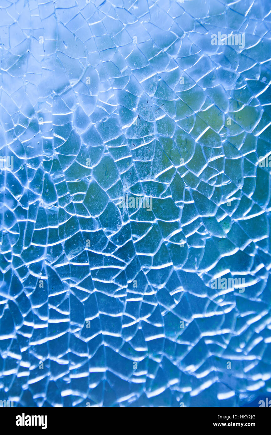 Smashed - shattered glass window Stock Photo - Alamy