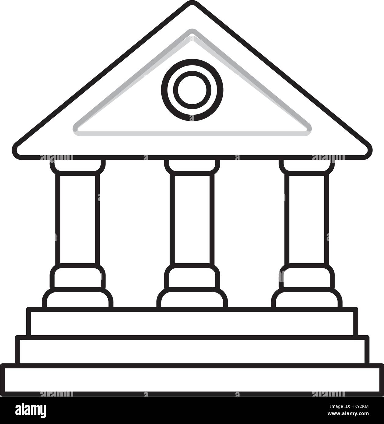 University building symbol icon vector illustration graphic design ...