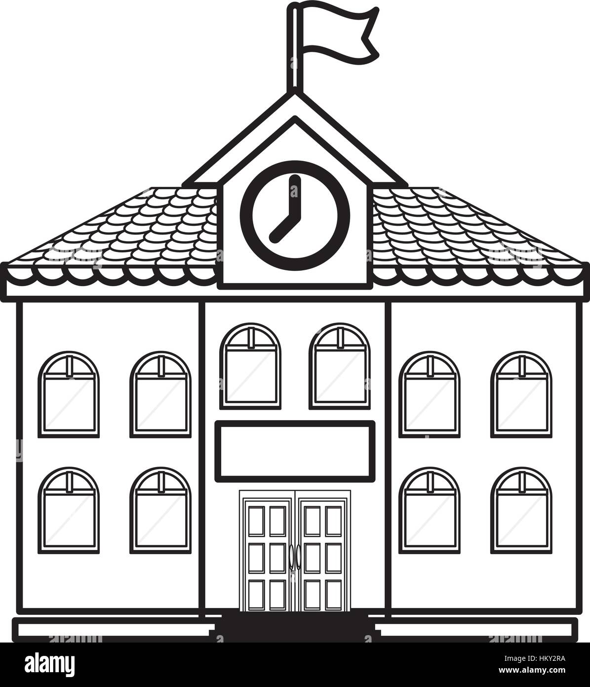 University building symbol icon vector illustration graphic design ...