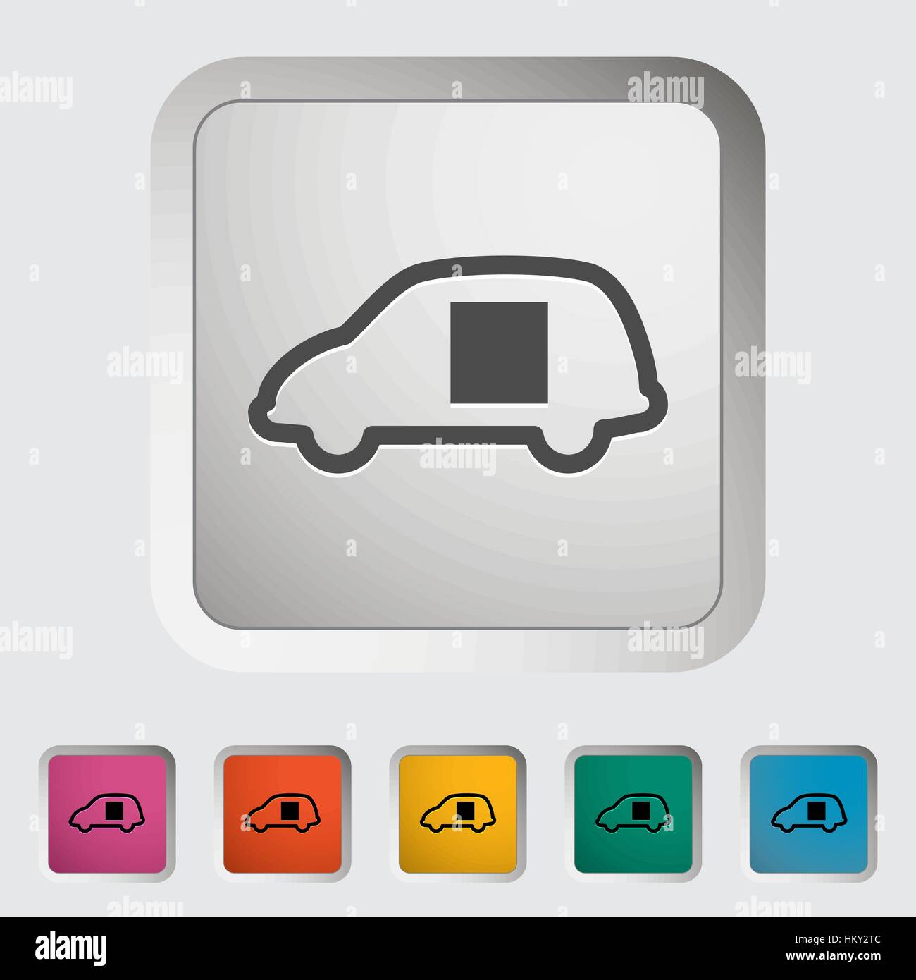 Car sliding door. Single icon. Vector illustration Stock Vector Image ...