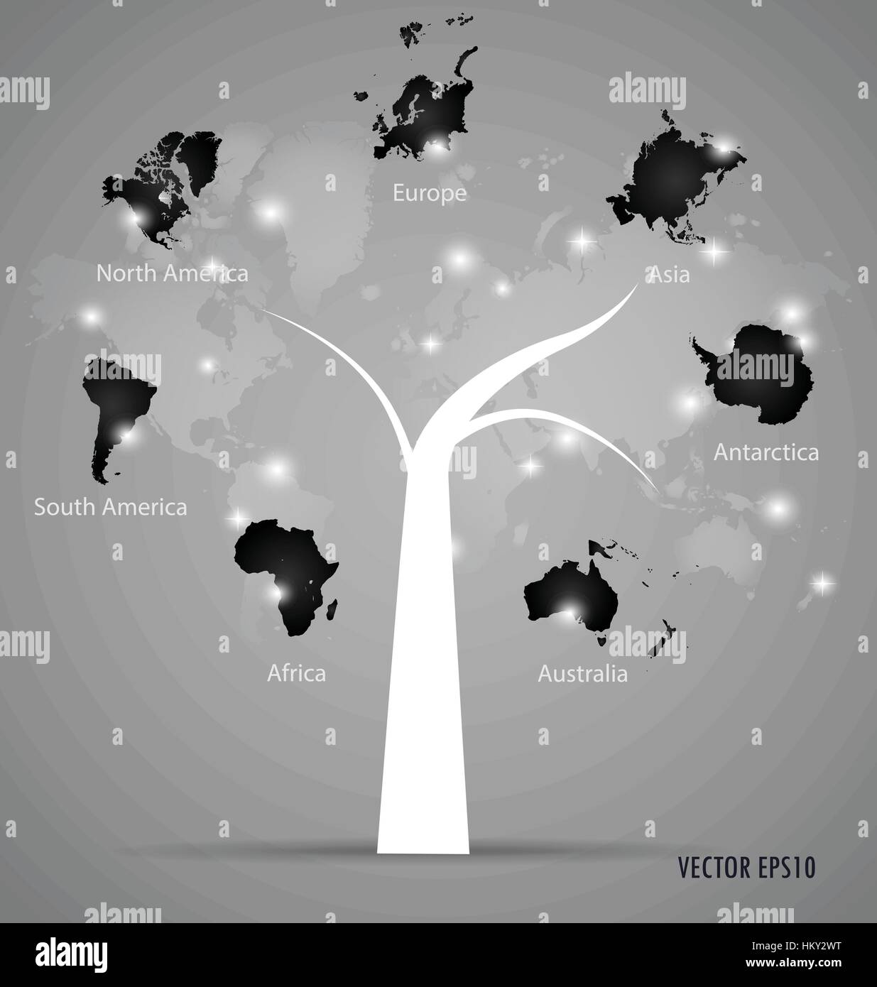 World map, vector illustration Stock Vector Image & Art - Alamy