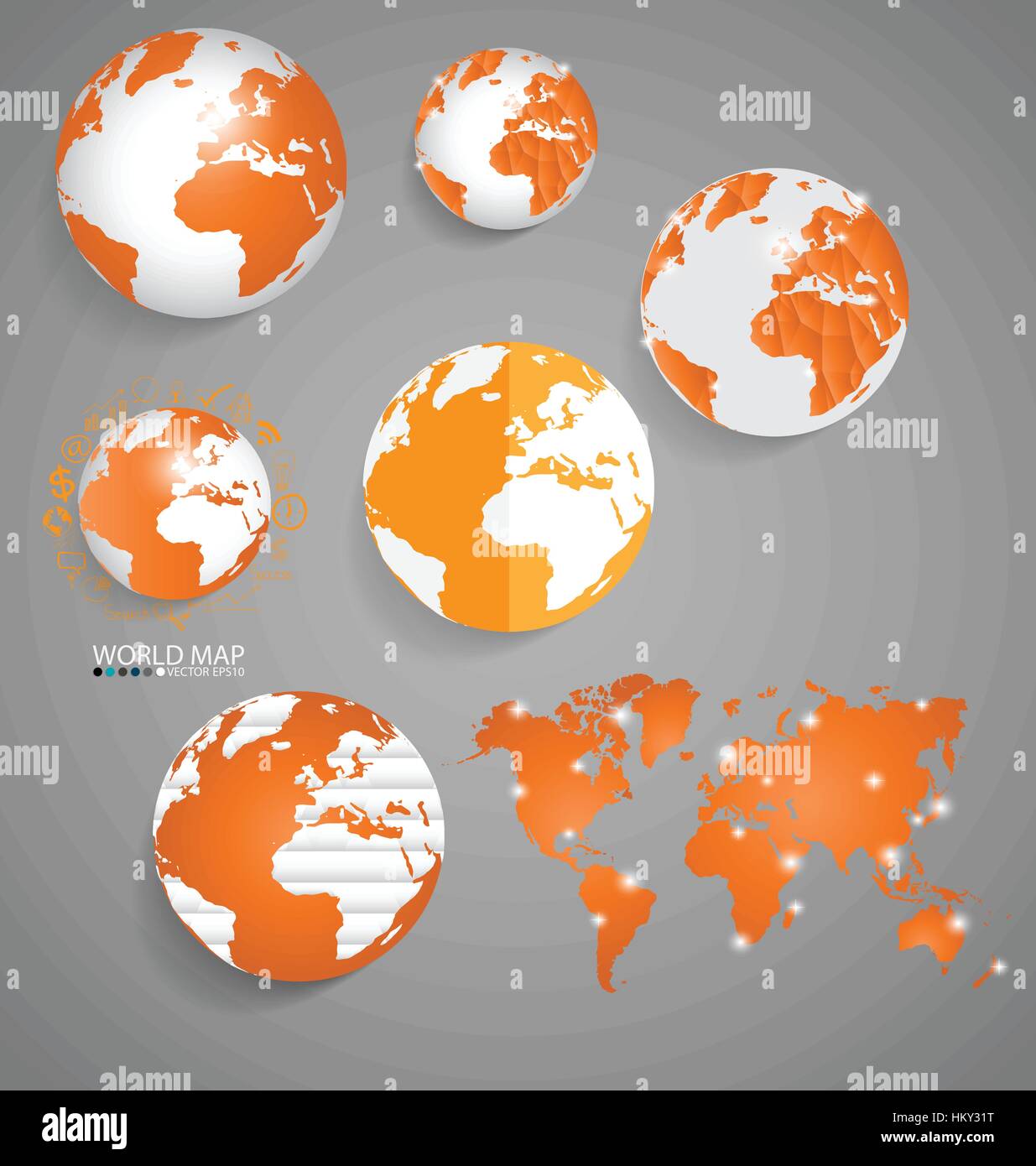 World map, vector illustration Stock Vector Image & Art - Alamy