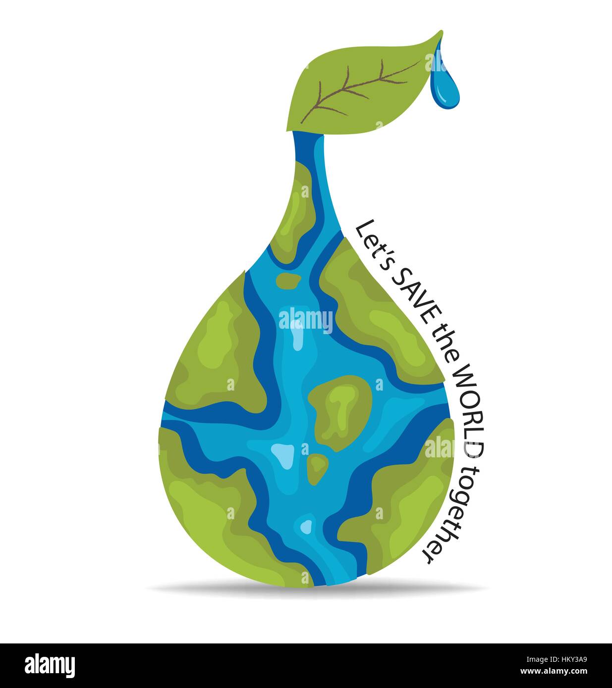 Earth water droplets Stock Vector Images - Alamy