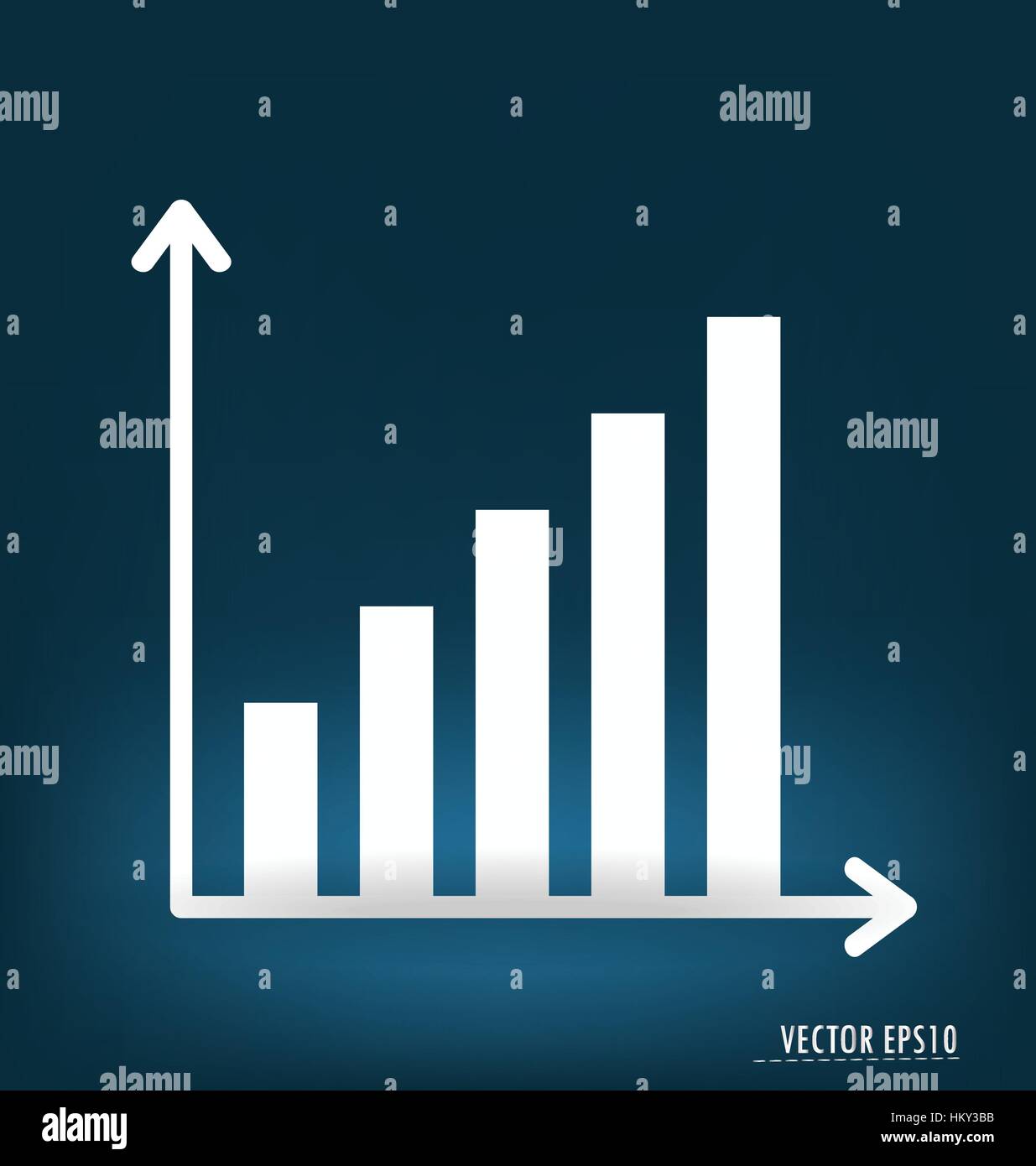 Business graph. Vector illustration Stock Vector Image & Art - Alamy
