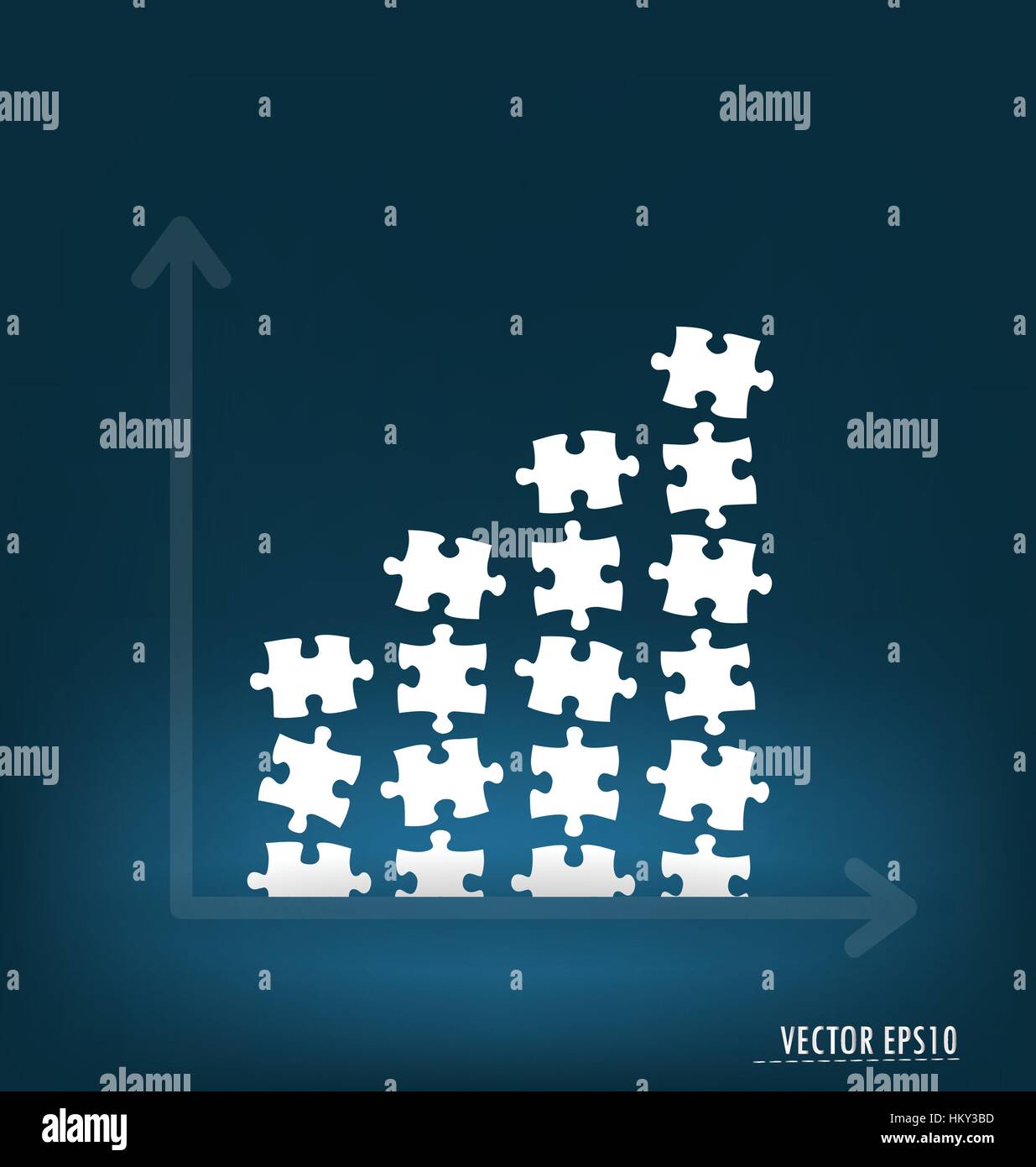 Business graph. Vector illustration Stock Vector Image & Art - Alamy