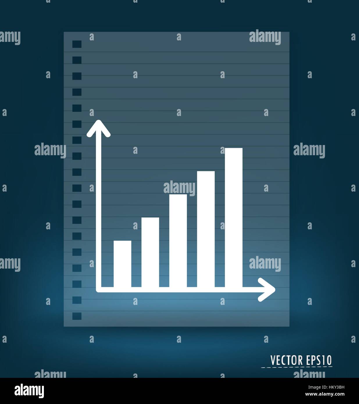 Business graph. Vector illustration Stock Vector Image & Art - Alamy