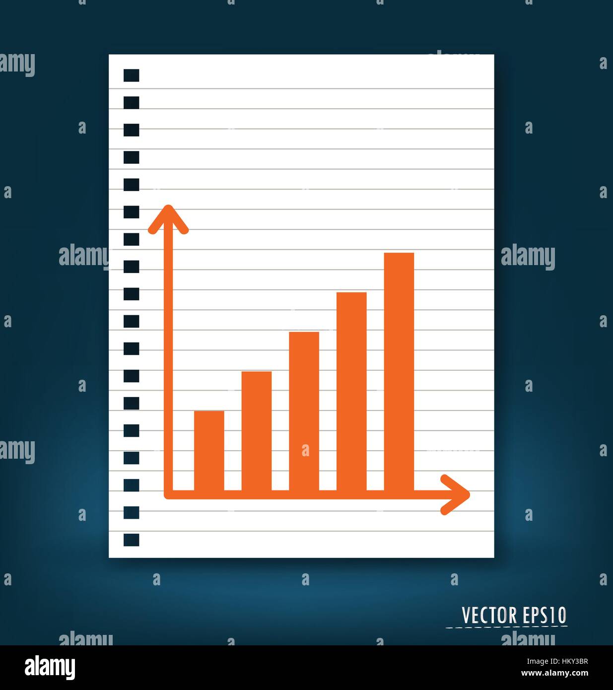 Business graph. Vector illustration Stock Vector Image & Art - Alamy
