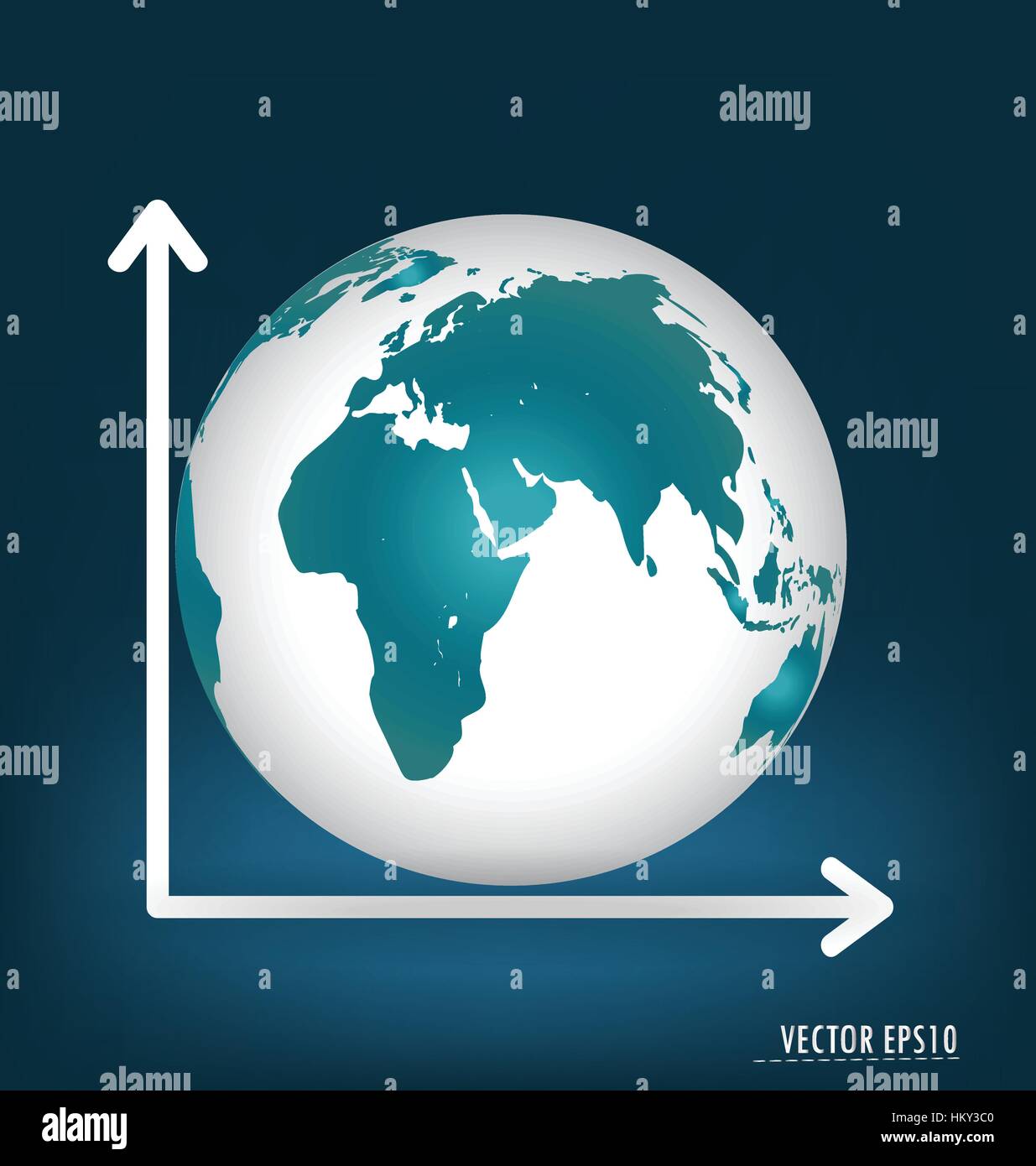 Business graph. Vector illustration Stock Vector Image & Art - Alamy