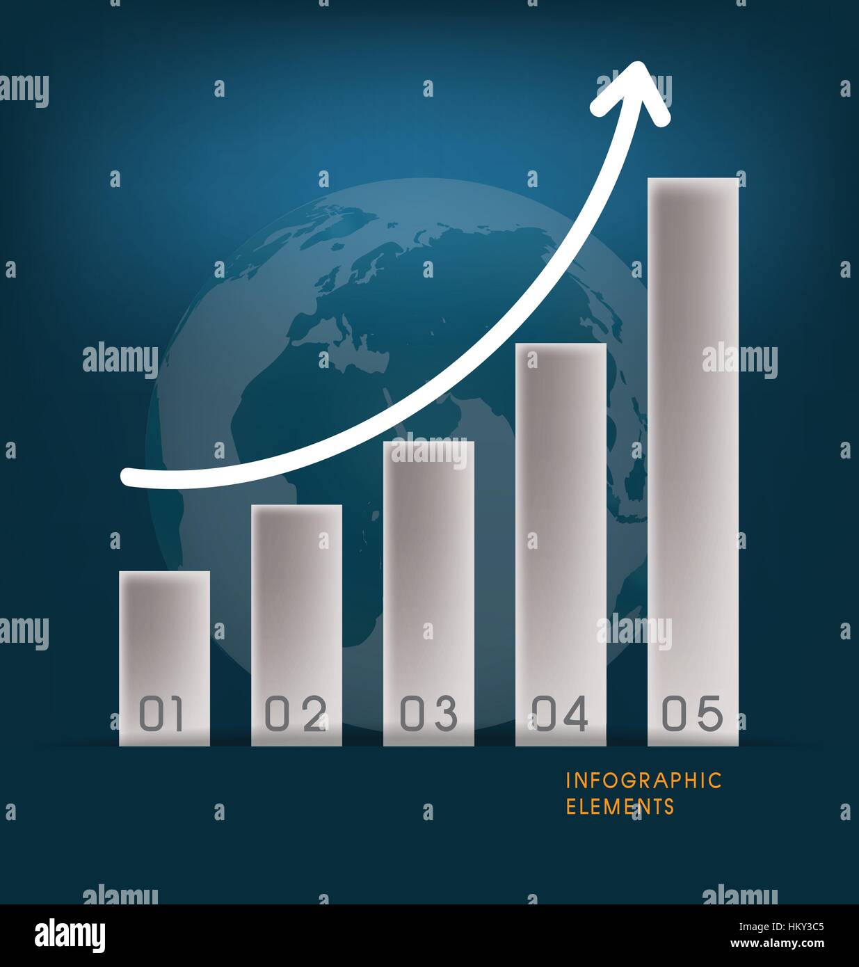 Business graph. Vector illustration Stock Vector Image & Art - Alamy