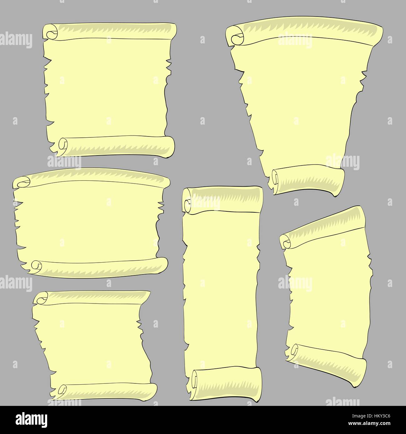 Empty old paper map Stock Vector Images - Alamy