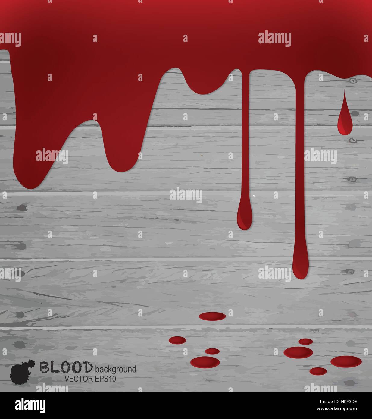 Real Dripping Blood Background