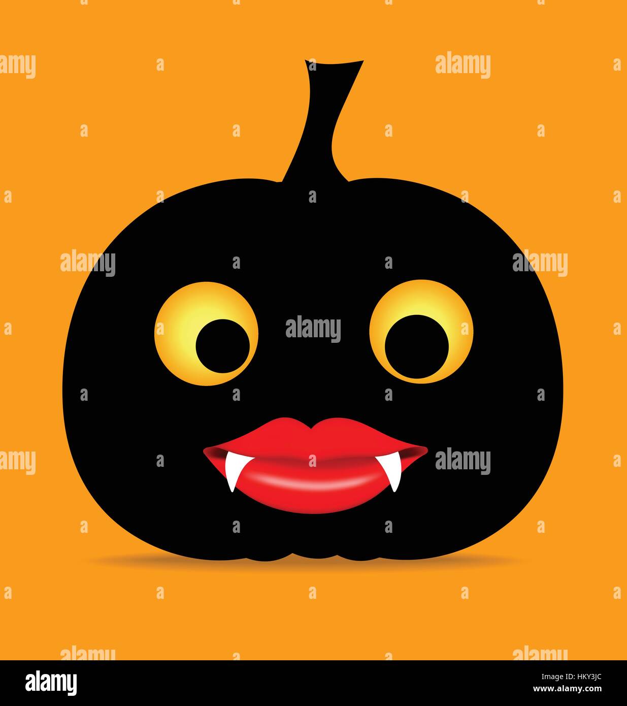 Happy Halloween design background with Halloween pumpkin. Vector ...