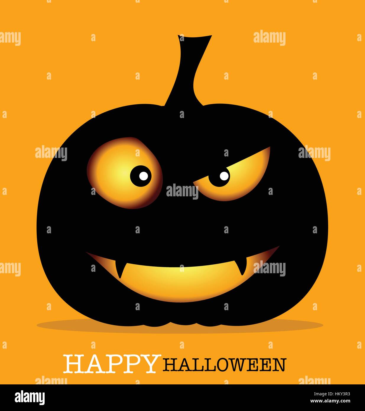 Happy Halloween design background with Halloween pumpkin. Vector ...