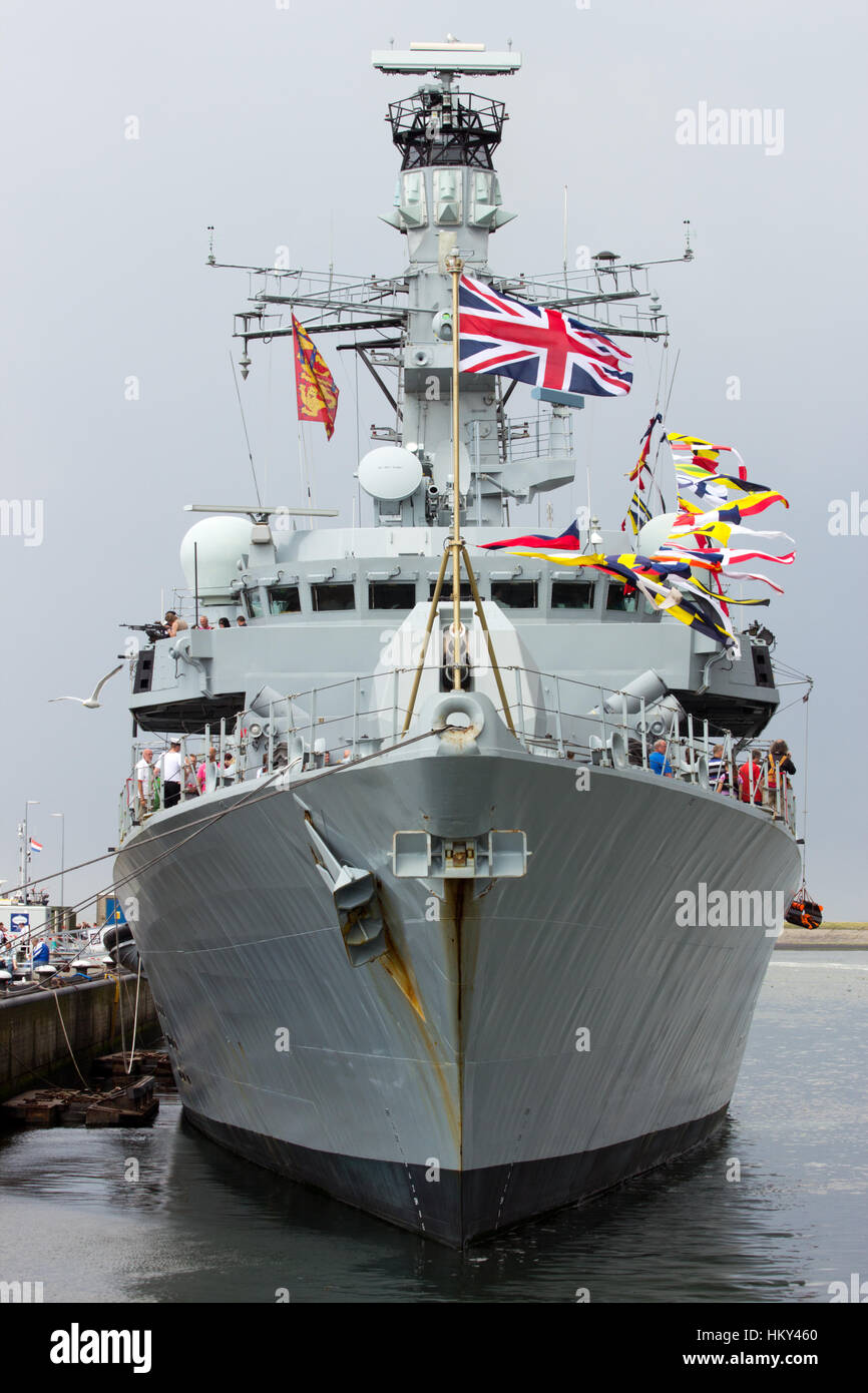 DEN HELDER, THE NETHERLANDS - JULY 7: British Royal Navy frigate HMS ...