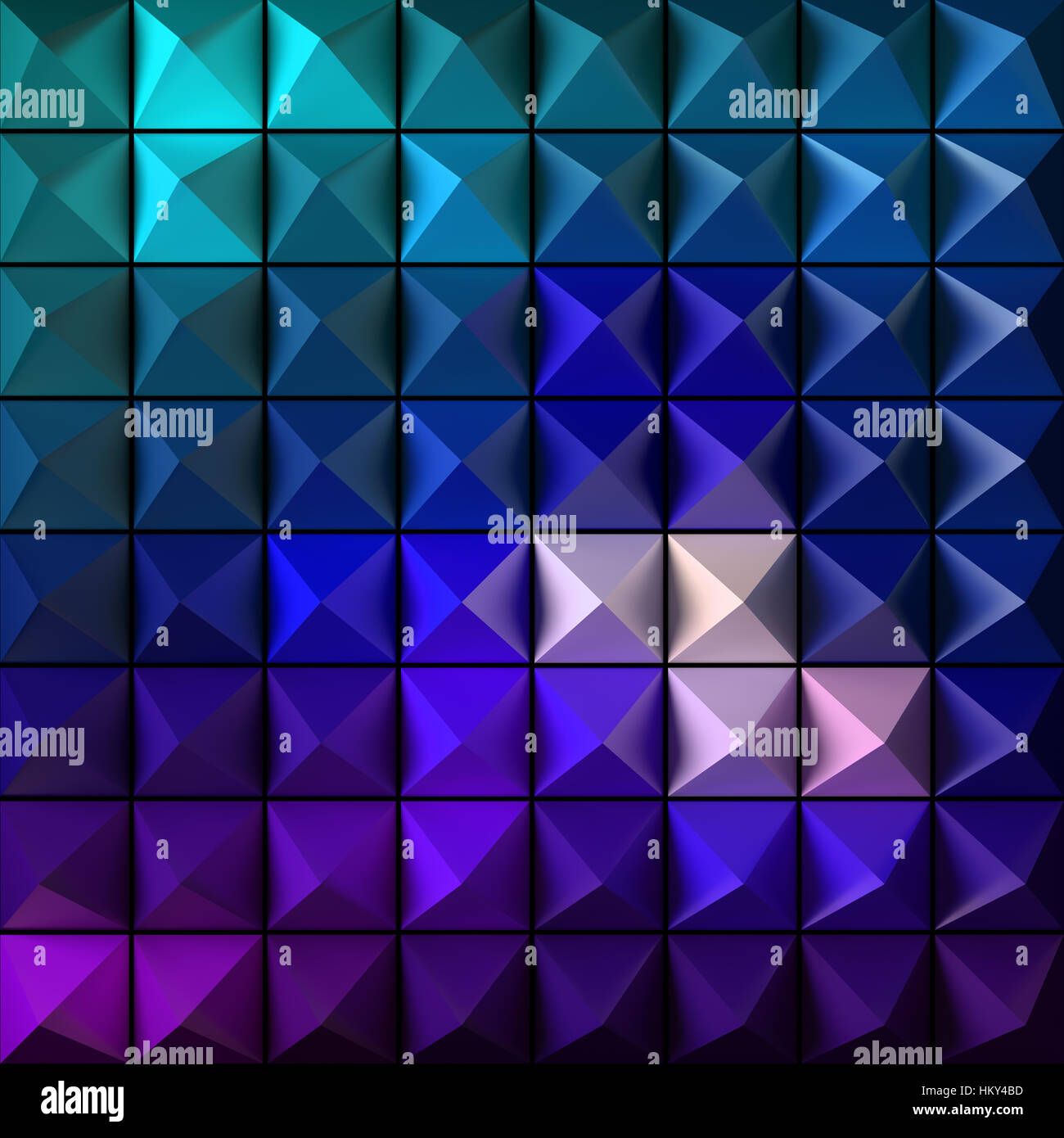 Pyramid as abstract background. 3D rendered pattern Stock Photo - Alamy