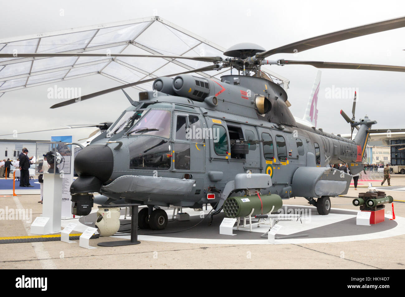 PARIS - JUN 18, 2015: New Brazilian Navy Eurocopter (Helibras) UH-15A ...