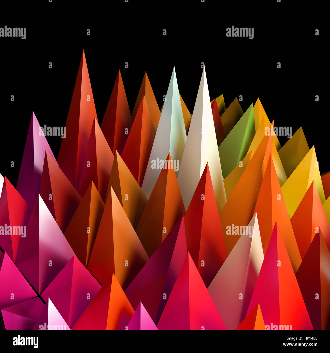 Pyramid shape artwork hi-res stock photography and images - Alamy